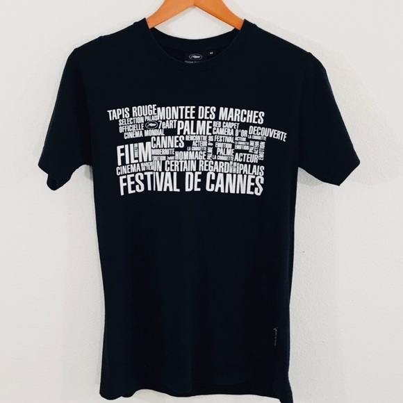 Festival De Cannes | Tops | Official Cannes Film Festival Black Tshirt ...